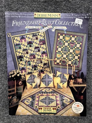 New Debbie Mumm Friendship Quilt Collector Quilt Designs Patterns Book ...