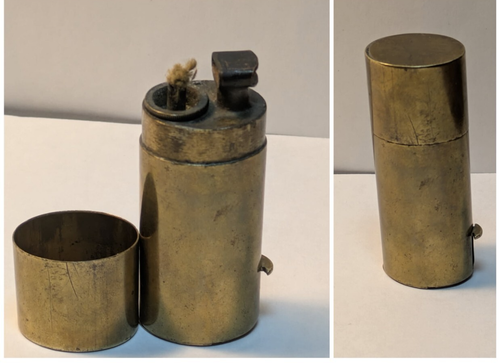 1880's Percussion Cap Lighter Spring-Loaded Hammer + Spare Cap ...