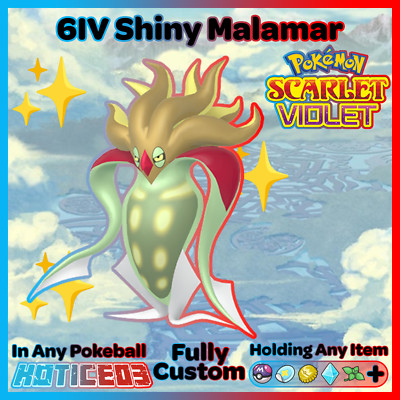 Shiny Malamar 6IV Pokemon Scarlet & Violet 🚀Fast🚀 Indigo Disk DLC | eBay