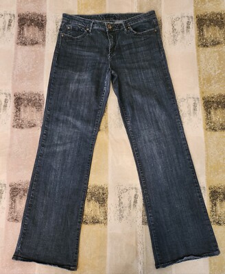 Common Genes Dark Denim Straight Leg Jeans Size 8 | eBay