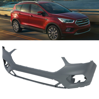 For 2017 2018 2019 Ford Escape 4-Door Primed Front Bumper Cover Plastic ...