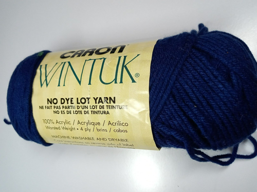 Caron Wintuk Yarn-Navy-3 1/2 oz Skeins-Vintage | eBay