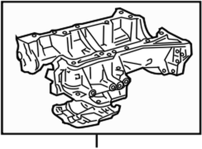 11420-28032 Toyota Crankcase assy, stiffening 1142028032, New Genuine ...
