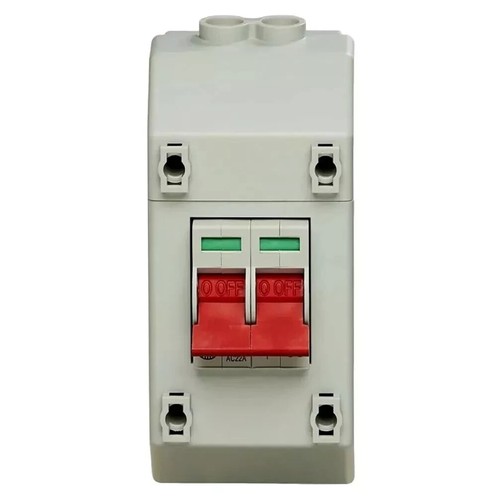 Wylex REC2S Mains Enclosed Isolator Switch - 100 Amp Double Pole DNO ...