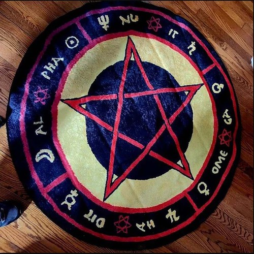 The Love Witch Patterned Rug, The Love Witch, Satan Red , Voodoo ...