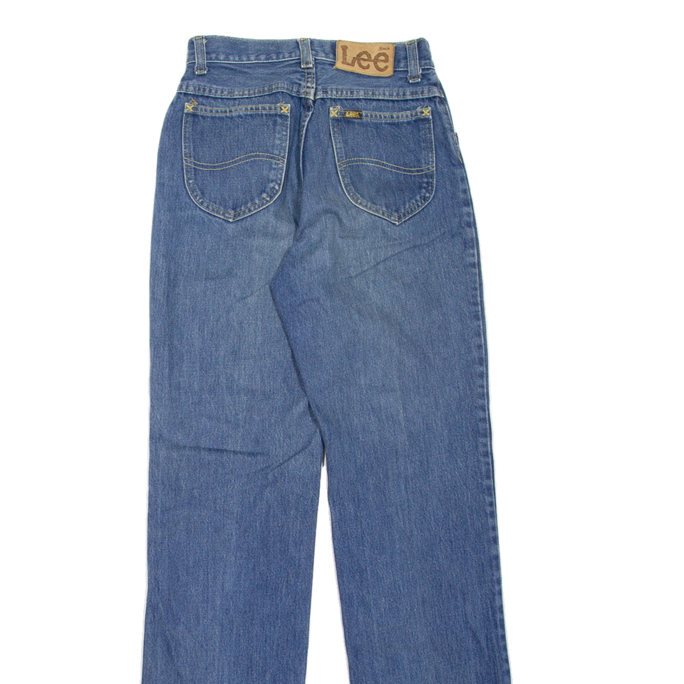 LEE Womens Jeans Blue Regular Straight Stone Wash W24 L33 | eBay Australia