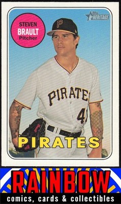 2018 Topps Heritage #692 Steven Brault Pittsburgh Pirates | eBay