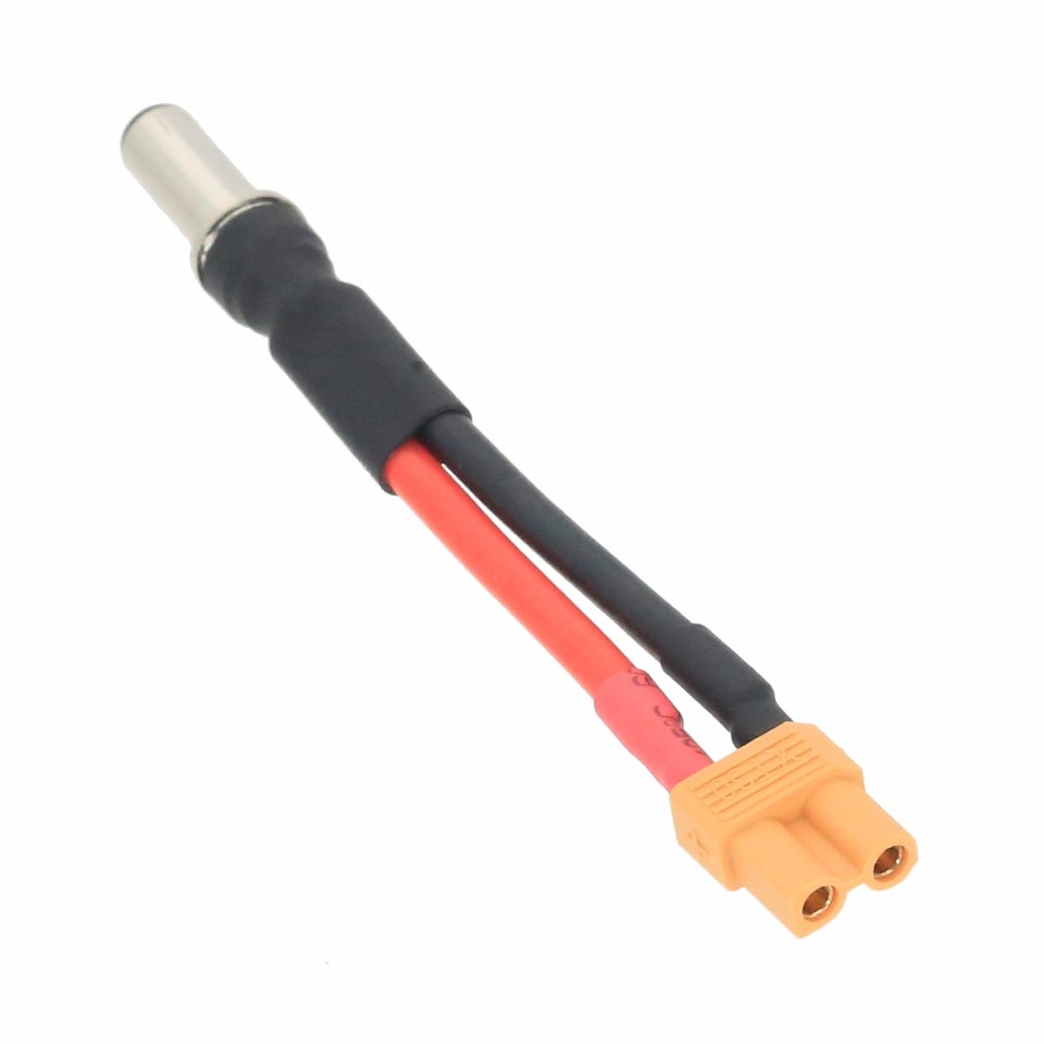 Male DC 5.5 x 2.1mm barrel to XT30 Female cable 16AWG 5CM RC Battery Supply FPV | eBay