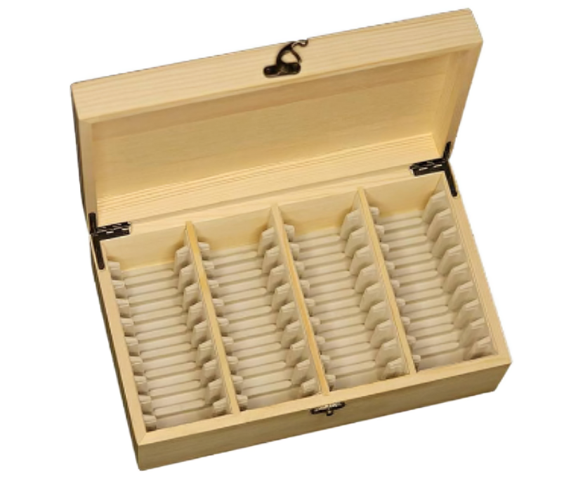 1 PC Wooden Storage Box Case for 40 Coin Slabs Holders - PCGS/NGC/ANACS ...