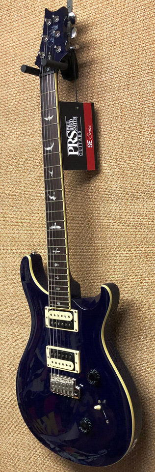 PRS SE Standard 24 Solidbody Electric Guitar Trans Blue Mahogany Maple ...