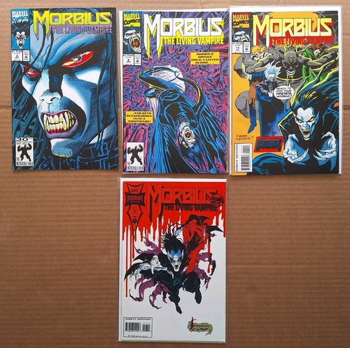 MORBIUS THE LIVING VAMPIRE Comic Lot #2,8,11,17 MARVEL COMICS 1992 | eBay