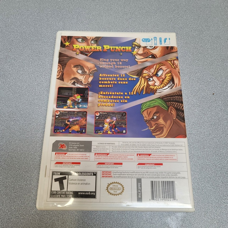 Power Punch (Nintendo, Wii) Complete CIB 2007 890219002212 | eBay
