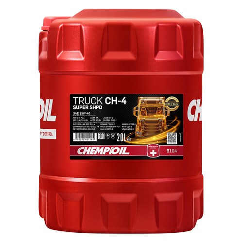 Chempioil 15W-40 TRUCK Super SHPD CH-4, Motoröl, API CI-4, ACEA E7, 20 ...