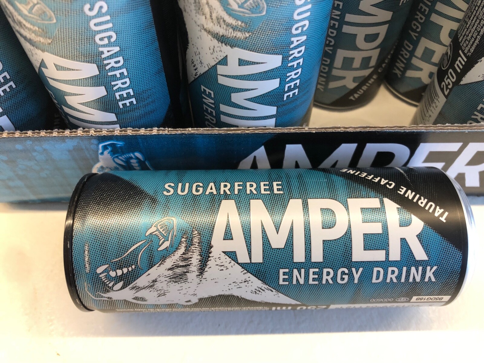 AMPER Energy drink Original Sugarfree aus Polen 24 x Dosen á 250ml | eBay.de