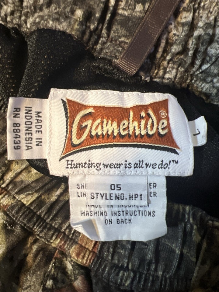 GAMEHIDE GAME HIDE HUSH HIDE SOFT SILENT FABRIC CAMO HUNTING PANTS ...