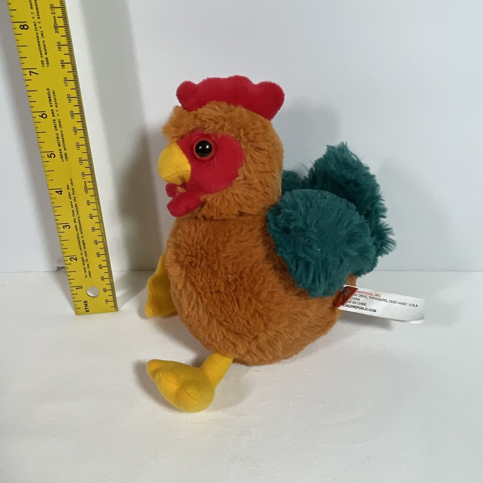 Wild Republic 7 Inch Cute, Soft, Rooster Stuffed Animal Plushy Toy | eBay