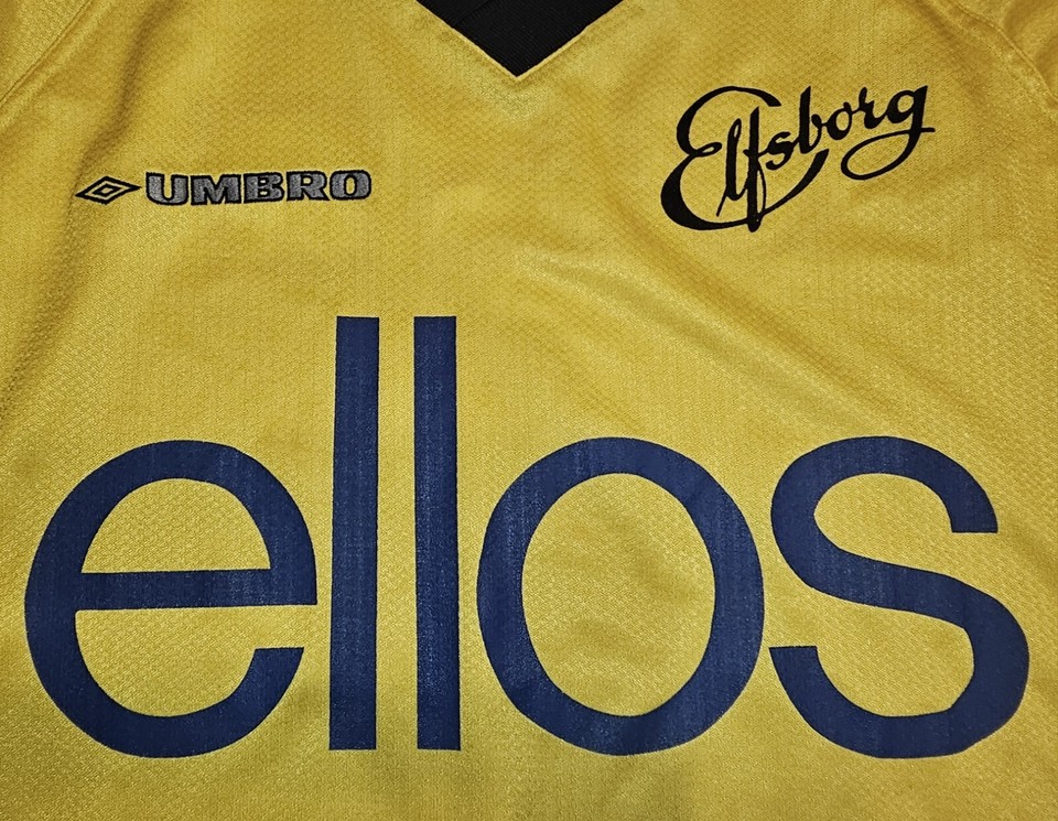 IF ELFSBORG BORAS RARE VINTAGE MATCH WORN SHIRT JERSEY MAGLIA TRIKOT ...