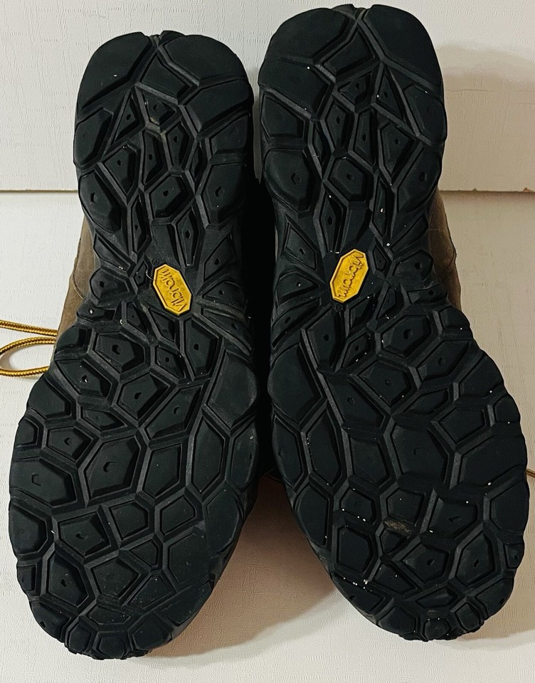 Merrell Men's 11.5 Bitter Root J65001 Brown Suede Hiking Vibram Shoe ...