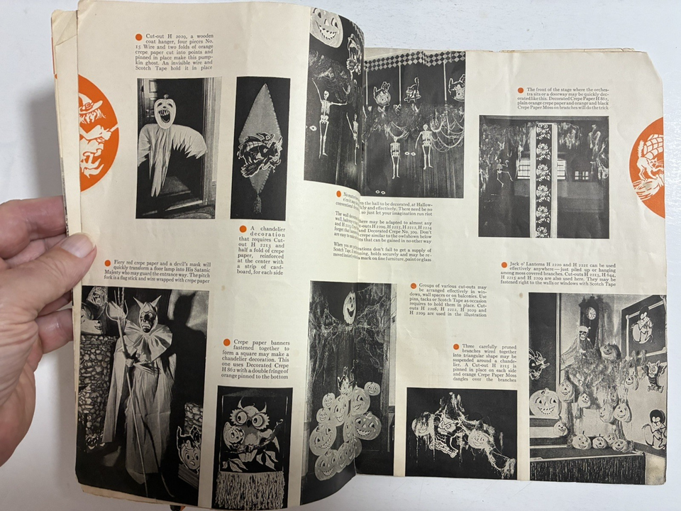 1933 THE HALLOWEEN BOOK Crafts, How to, Games, Favors Mickey Mouse 10 ...