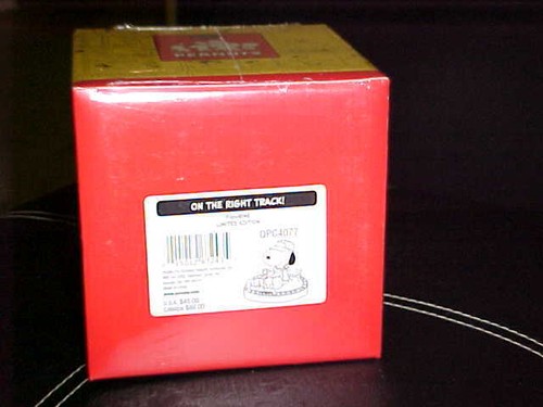 Hallmark Peanuts Snoopy Conductor On The Right Track Figurine New ...