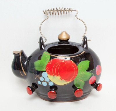 Vintage RELCO Redware Teapot Wall Planter - Made in Japan - Hand ...