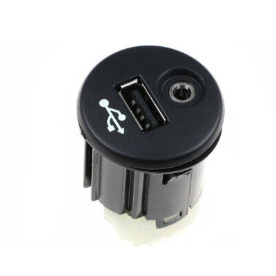 USB AUX Auxiliary Port Jack Plug For Nissan Juke Qashqai XTrail Micra ...