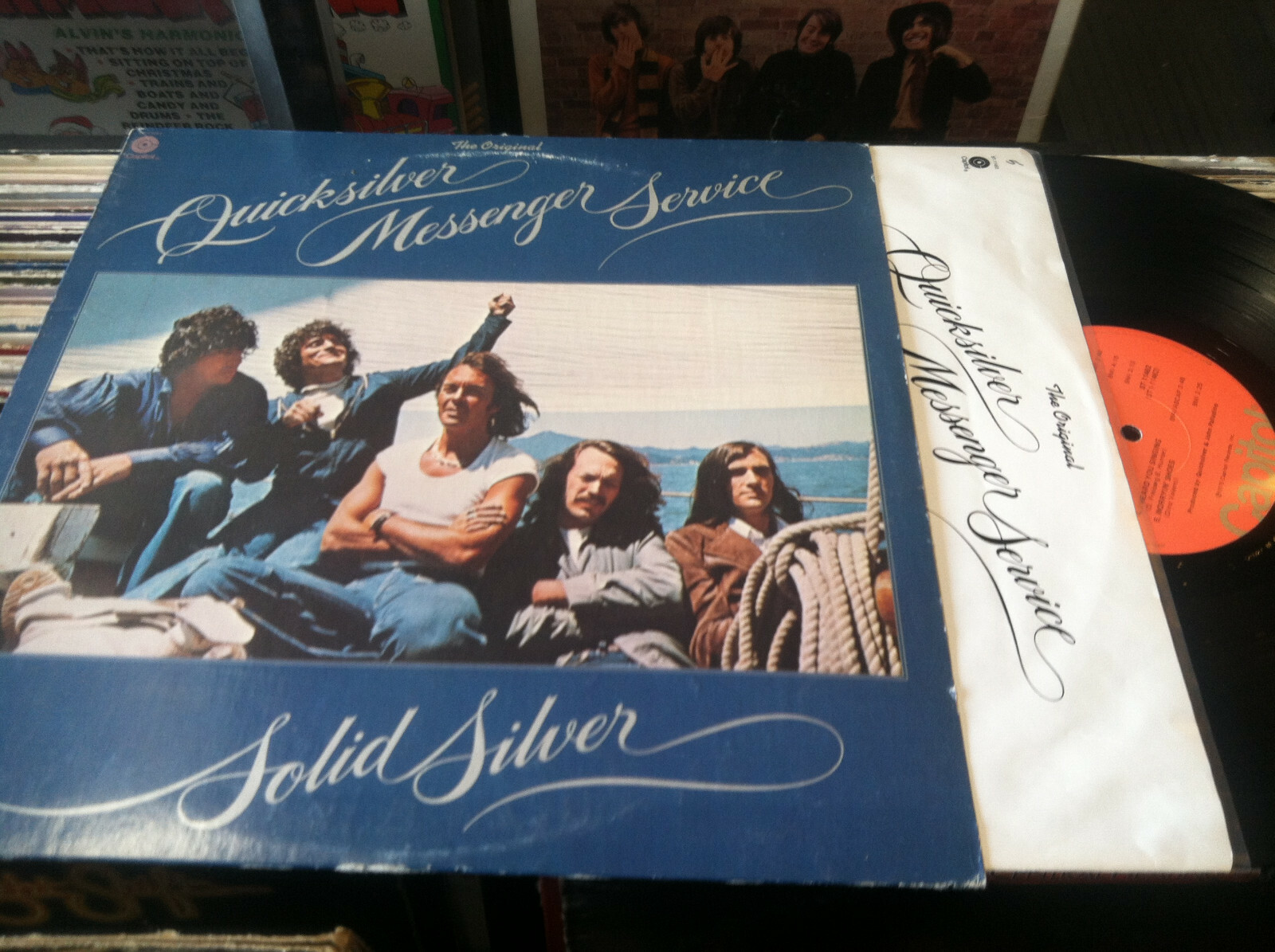 QUICKSILVER MESSENGER SERVICE - SOLID SILVER - CAPITOL RECORDS LP VG+ ...