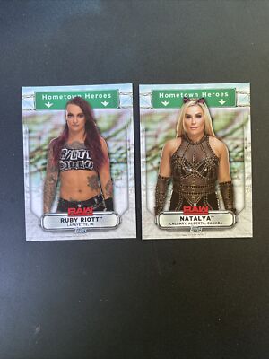 2019 Topps WWE Raw Wrestling Hometown Heroes #HH-34 Ruby Riott + Natalya HH 25 | eBay