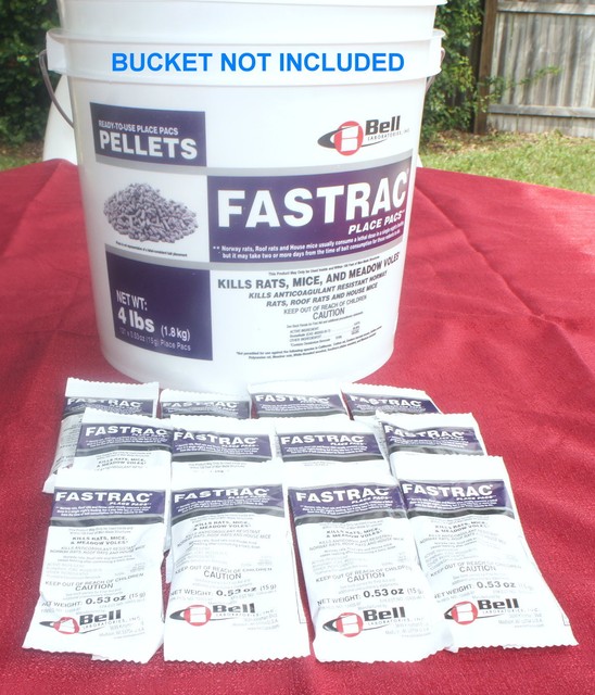 Fastrac Rat & Mice Poison Pellet Packs (12) Packs CALIFORNIA OK FREE ...