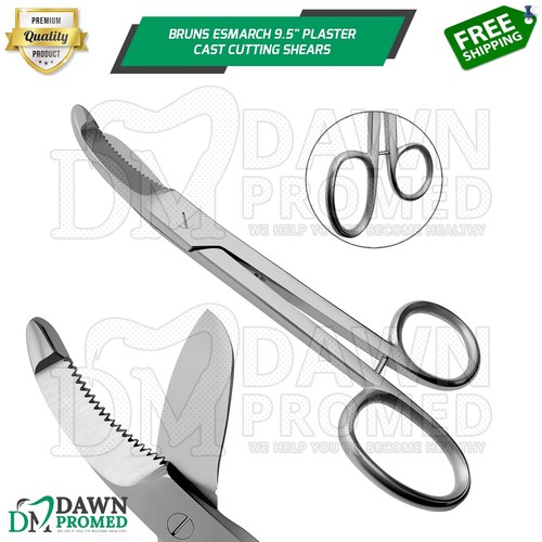 Bruns Esmarch Plaster Cast Cutting Shears 9.5" Serrated Blade ...