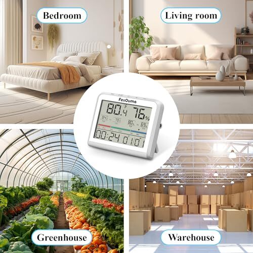 Digital Indoor Hygrometer Indoor Thermometer Room Humidity Meter ...