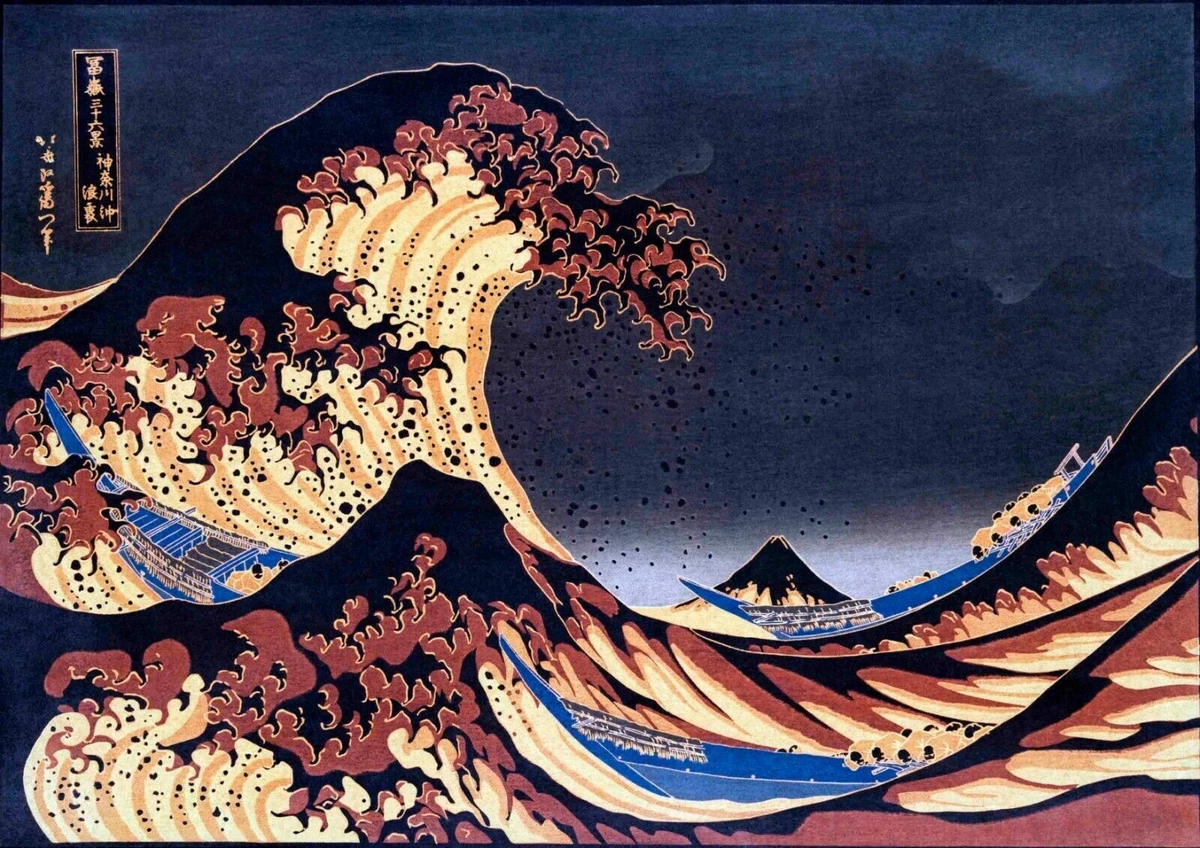 The Great Wave Off Kanagawa Original Print