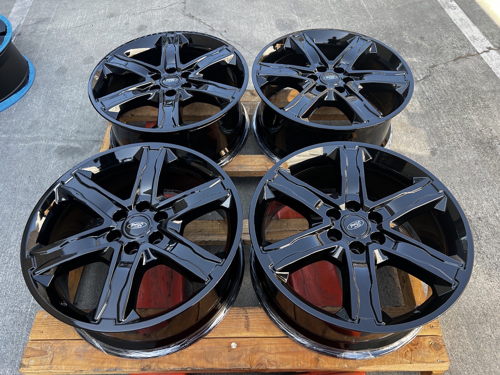 22" Ford Expedition F-150 F150 STEALTH Factory OEM Wheels Rims Black ...