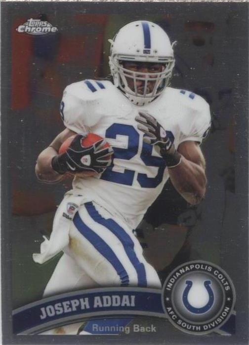 2011 Topps Chrome - Joseph Addai #54 for sale online | eBay