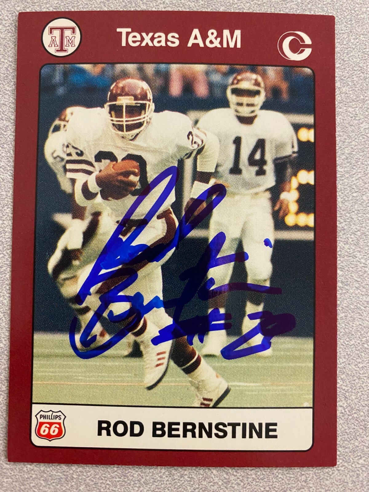 Rod Bernstine signed TEXAS A&M AGGIES card | eBay