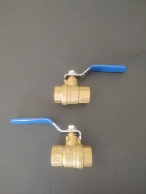 1/2" Tompkins brass ball valves (2 units per order) FPT 600 WOG 150 SWP ...