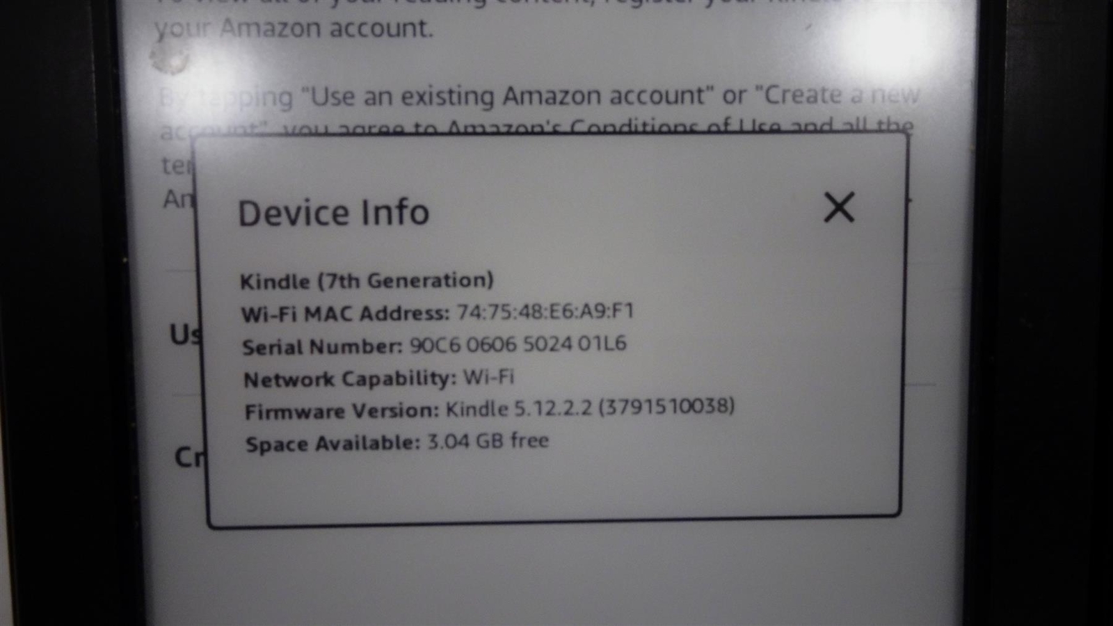 Lot 2 Amazon Kindle 2014 7th Gen WP63GW 4GB Wi-Fi 6-inch E-Reader