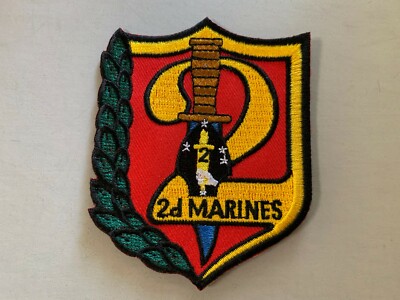 Second Marines patch, Marines patch, military patch, patch w/ sword ...