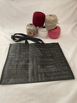 Crochet Thread Bundles - Variety of Colors and Brand 5 pcs and The Bag ...