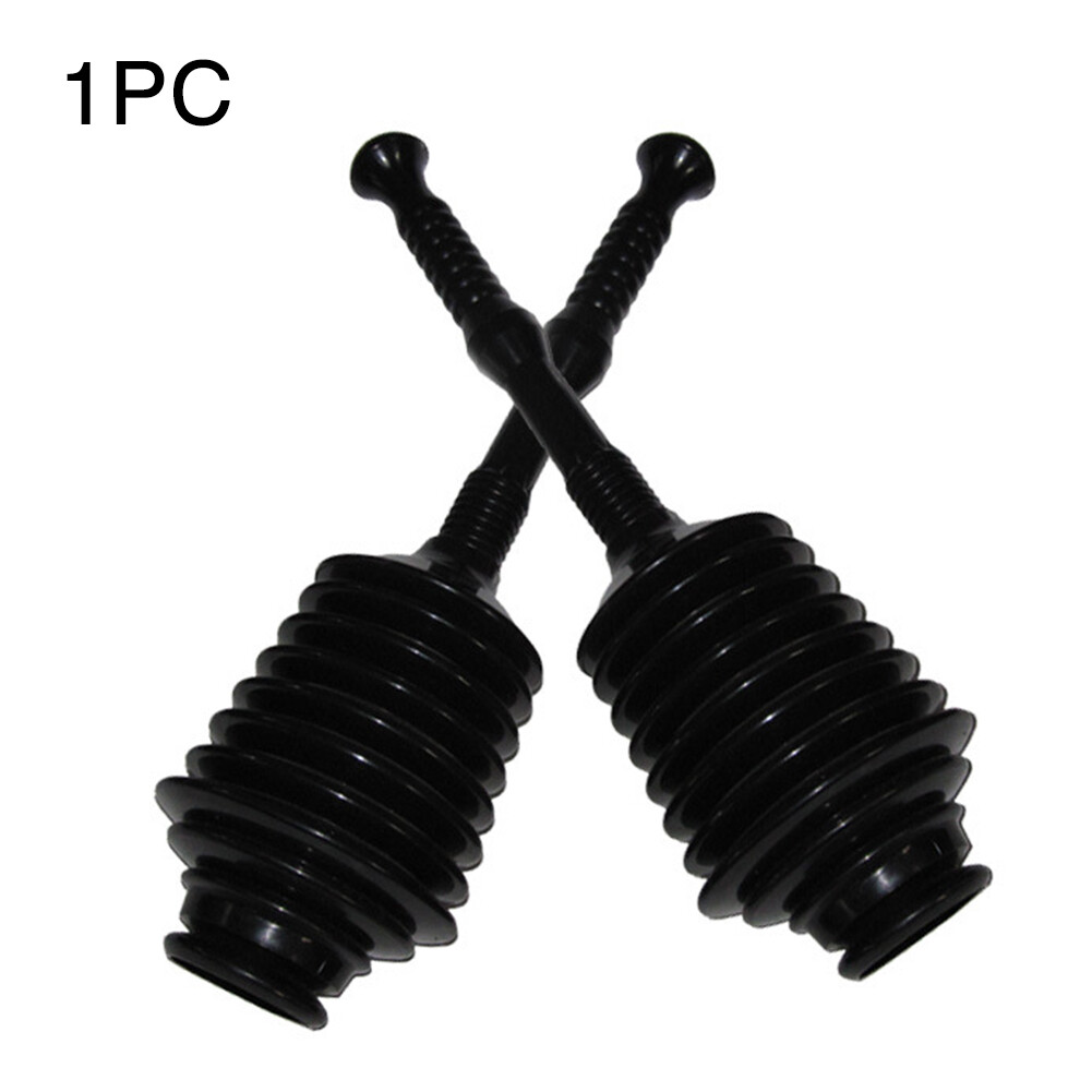 Drain Blockages Toilet Plunger Unblock Bellows Powerful Rubber Handy ...