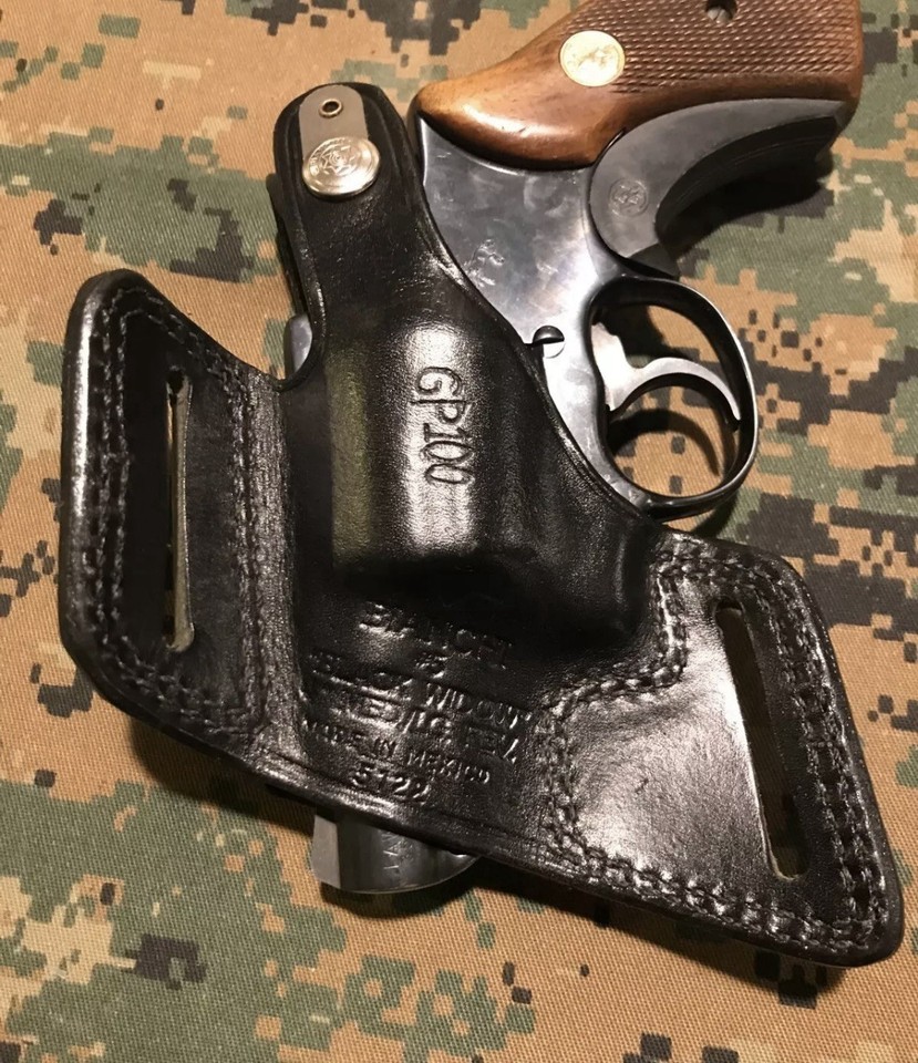 Bianchi#5 RH Belt Holster for Revolvers Colt Lawman MK3 357/Ruger GP100 ...