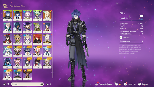 Genshin Impact (NA) C1 Flins - Yelan - C6 Aino - C6 Sucrose - Signature ...