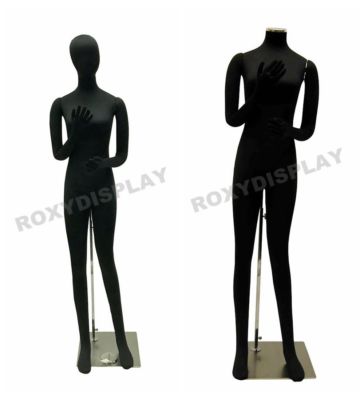 Female full body Poseable Mannequin form Black with flexible parts #JF ...