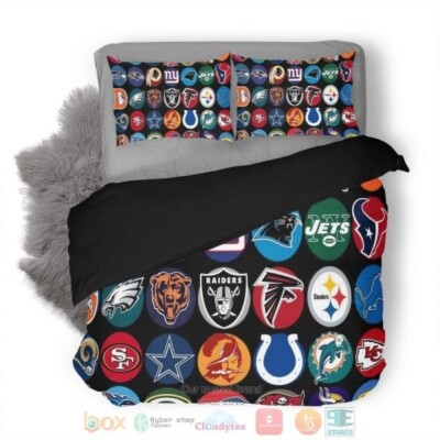 All Nfl Teams Logo Bedding Set , Bedding Set 2025 All Nfl Teams Logo | eBay