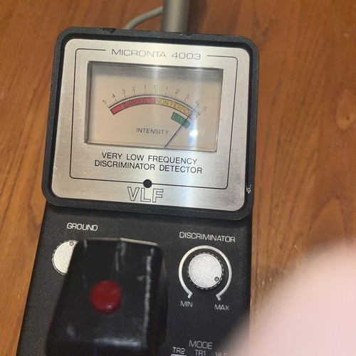 Vtg Micronta 4003 VLF Metal Detector Very Low Frequency Worked When ...