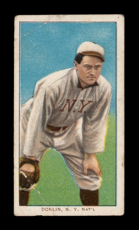 1909-11 T206 Set-Break Mike Donlin Piedmont LOW GRADE (crease) *GMCARDS ...