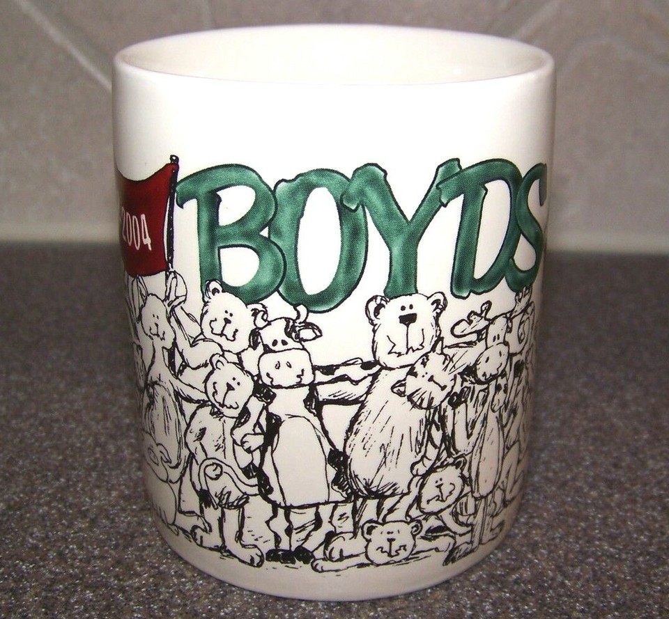BOYDS BEARS 25th Anniversary CERAMIC COFFEE MUG TEA CUP 1979-2004 | eBay