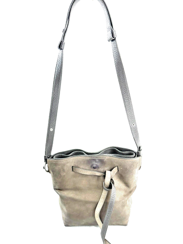 Maison Margiela Greige Leather Small Crossbody Shoulder Bag Rare 3 ...