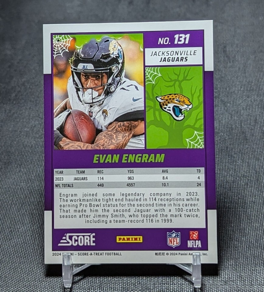 Evan Engram Green Bats 2024 Score A Treat Football Card 131 ...