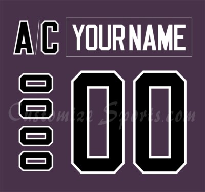 PWHL Minnesota Customized Number Kit For 2023-2024 Home K1 Brand ...